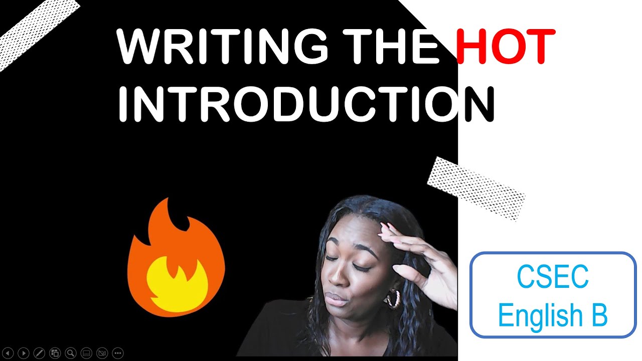 How to write the CSEC English B Introduction - YouTube