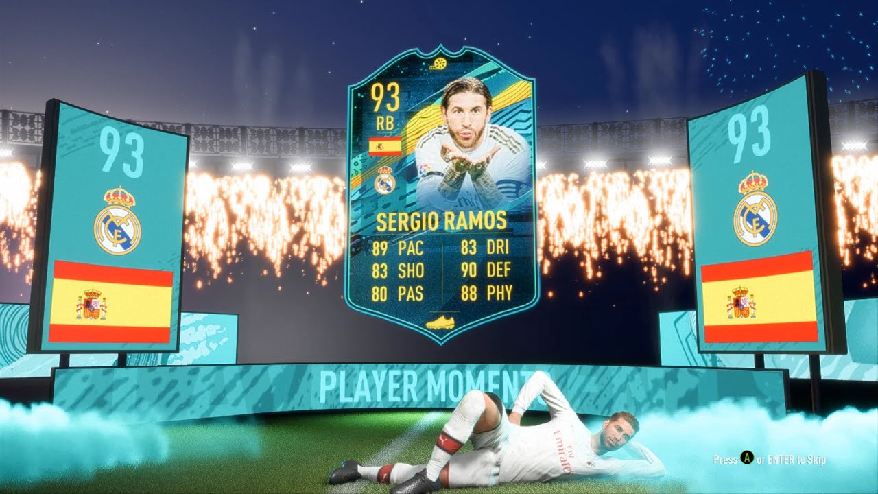 Player Moments Sergio Ramos Sbc Completed Gameplay Fifa 20