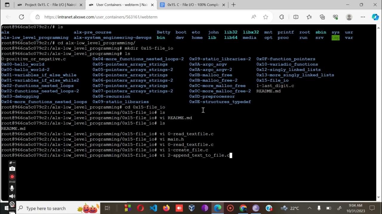 0x15. C - File I/O - 200% Complete Step by step - YouTube