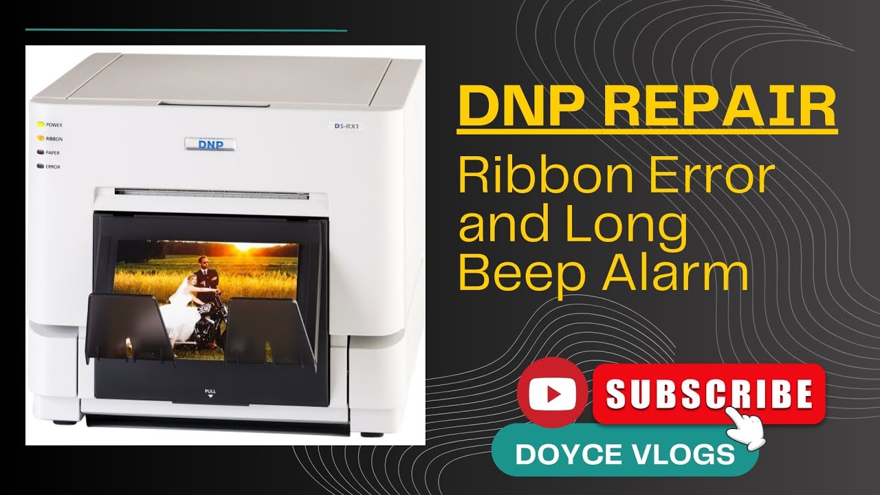 How to Repair DNP DS-RX1 Ribbon Error and Long Beep Alarm.. - YouTube