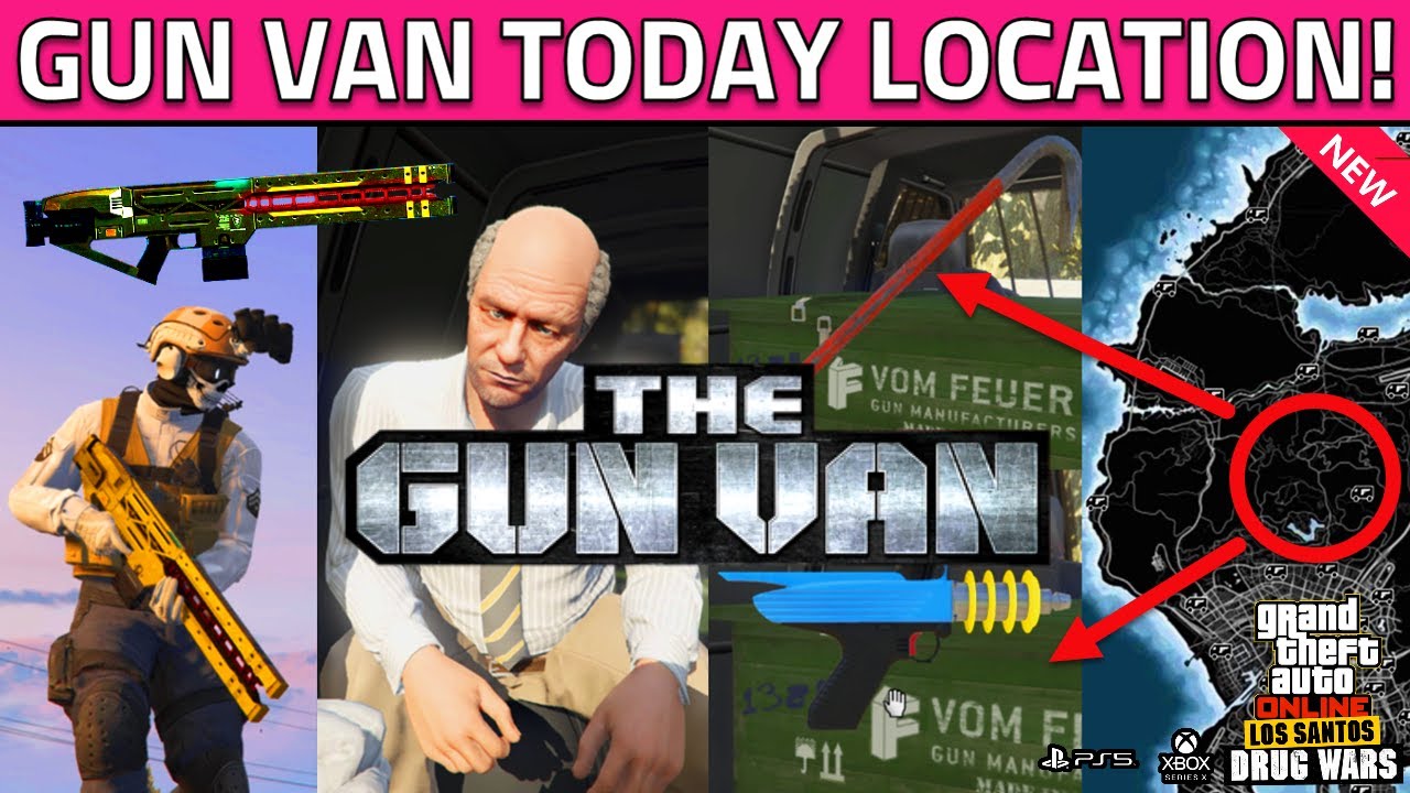 Where To Find TODAY Gun Van LOCATION! How To Get The RAILGUN In GTA 5 ...