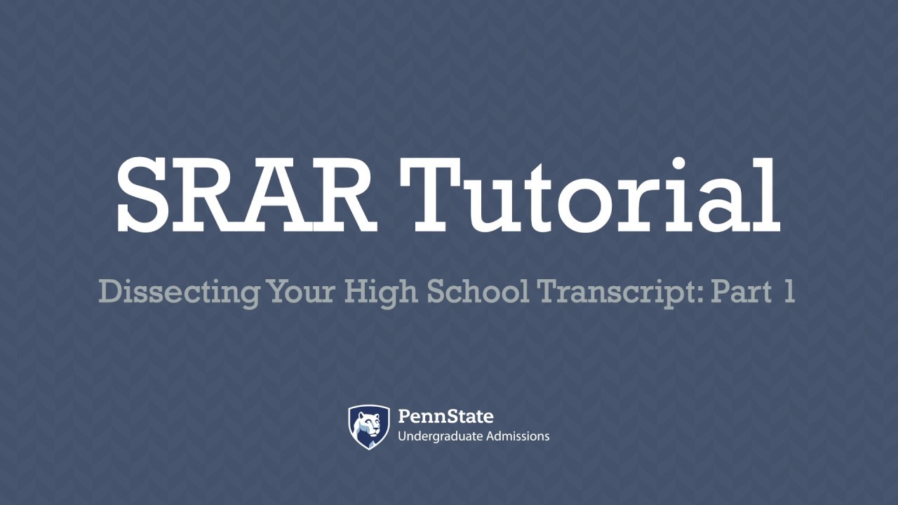 Dissecting Your High School Transcript 3 Of 7 YouTube Dissecting Your High School Transcript 3 Of 7 YouTube
