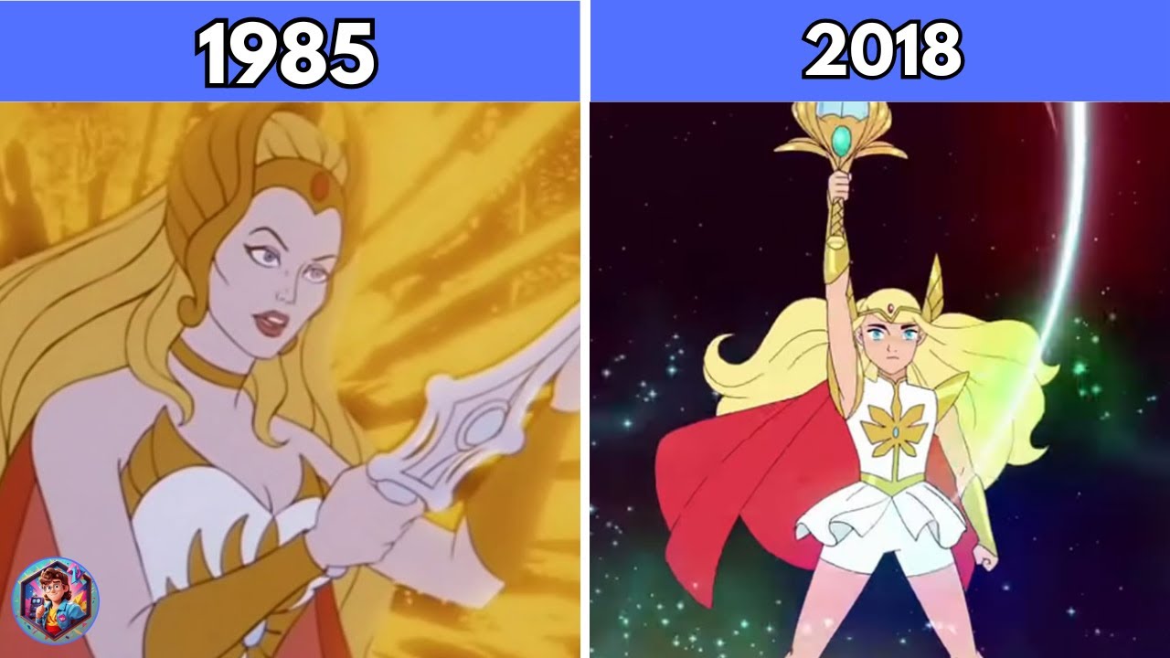 Secret Revealed: She-Ra 1985 vs. 2018! - YouTube