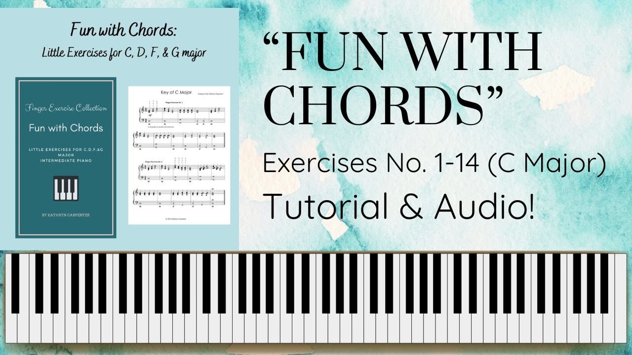 “Fun with Chords” Book (Audio & Tutorial) Exercises No. 1-14 # ...