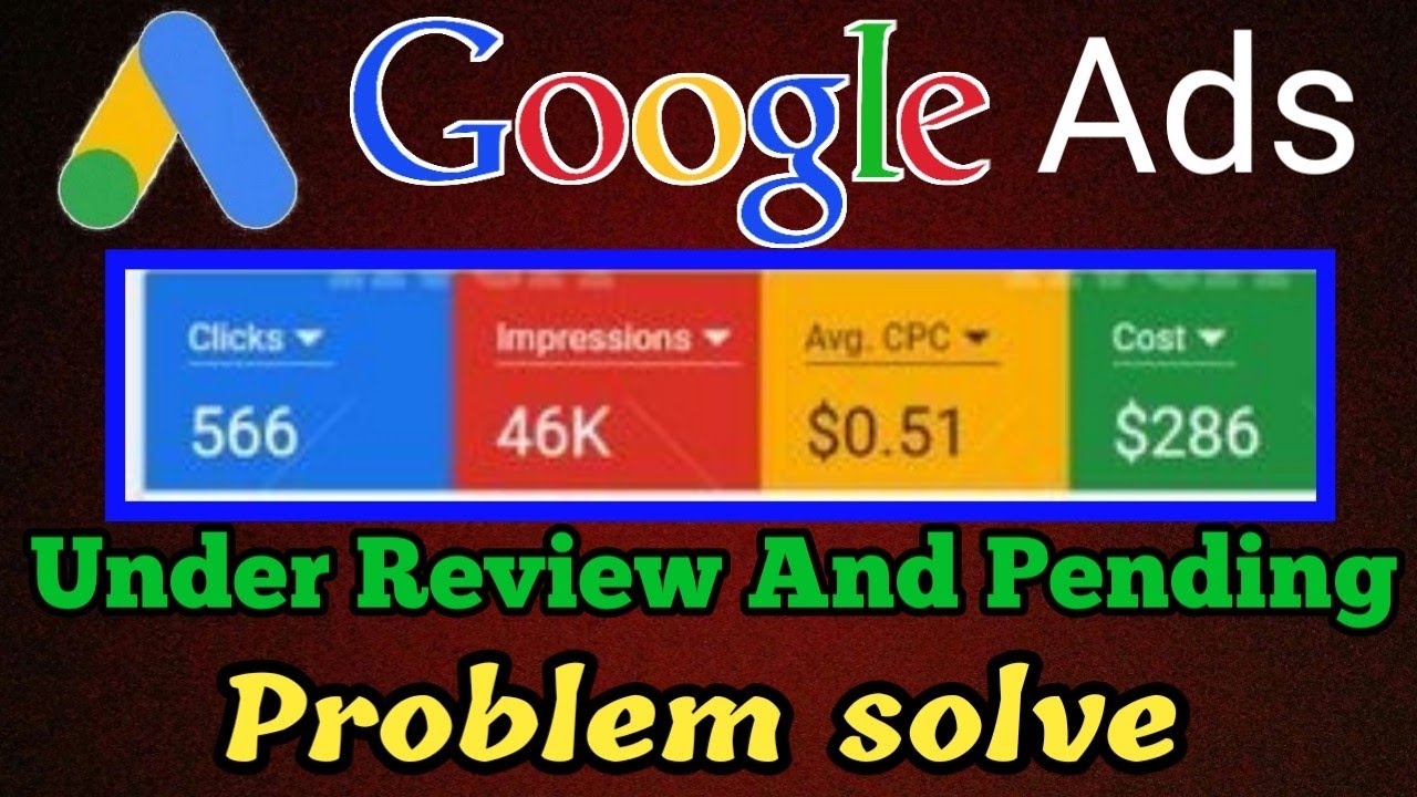 Google ads under review or pending problem ||google ads not running ...