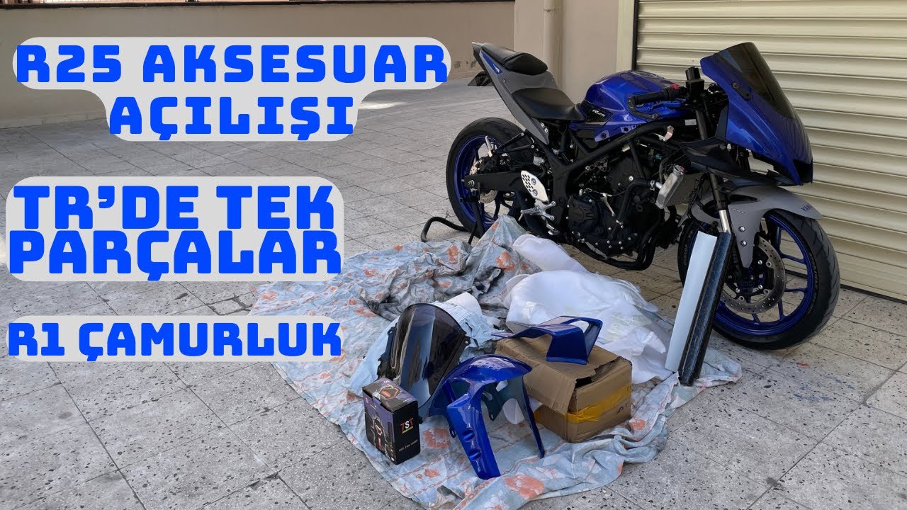 R25'im İçin Yurtdışından Aksesuar Geldi! R25'e R1 Çamurluk ! Tr'de Tek ...