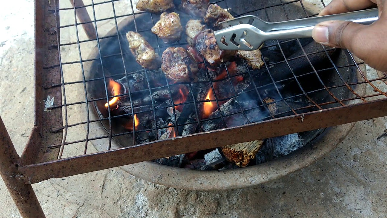 Local grilled chicken - YouTube