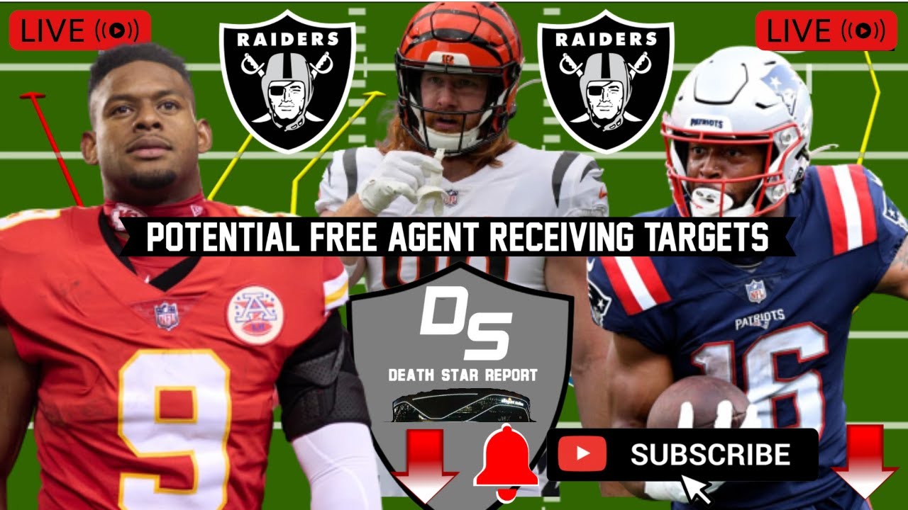 Raiders Friday Night Roundtable: Potential Free Agent Receiving Threats ...