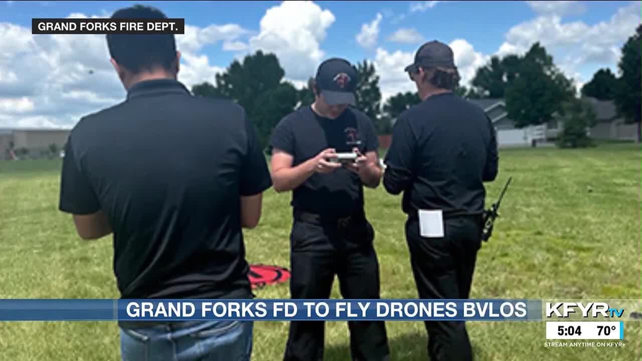 Grand Forks Fire Department approved to fly drones beyond visual line ...
