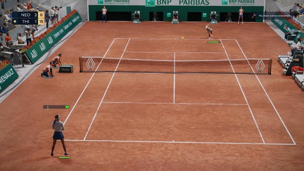 TopSpin 2K25 Spamming double alley serves to win service game - YouTube