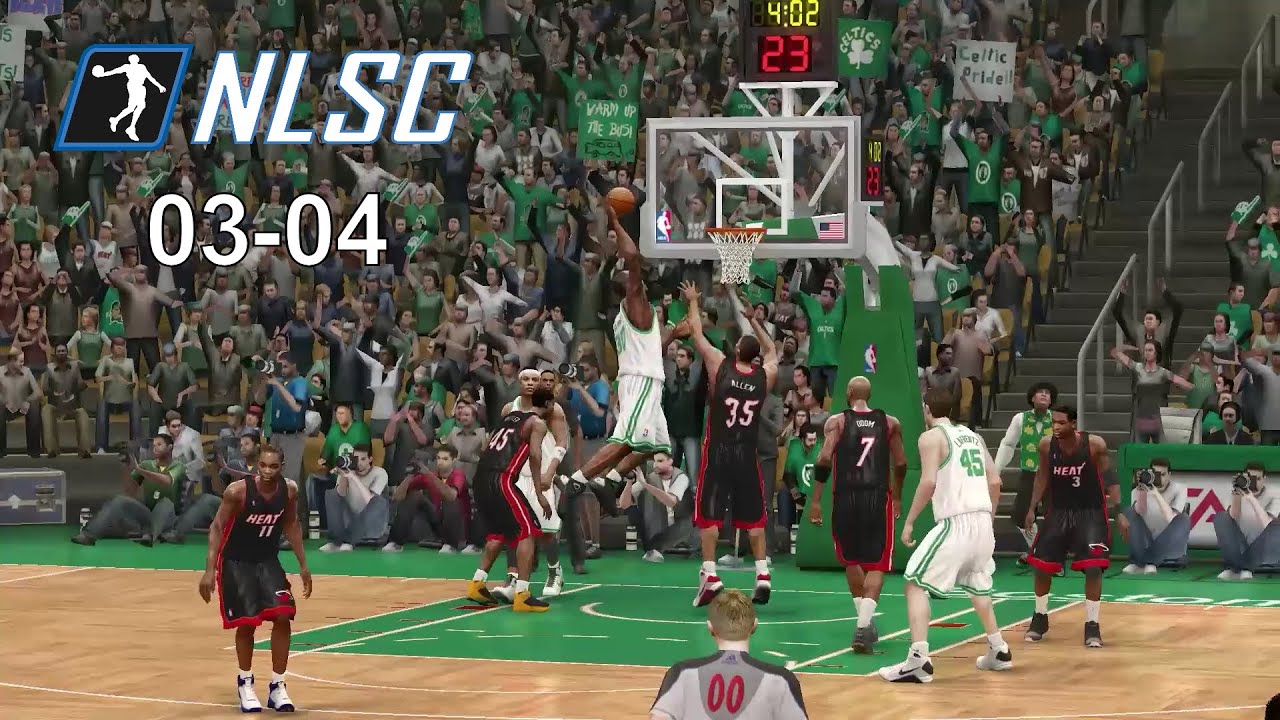NBA Live 10 H2H Highlights - 2004 Celtics (Dee4Three) vs 2004 Heat ...