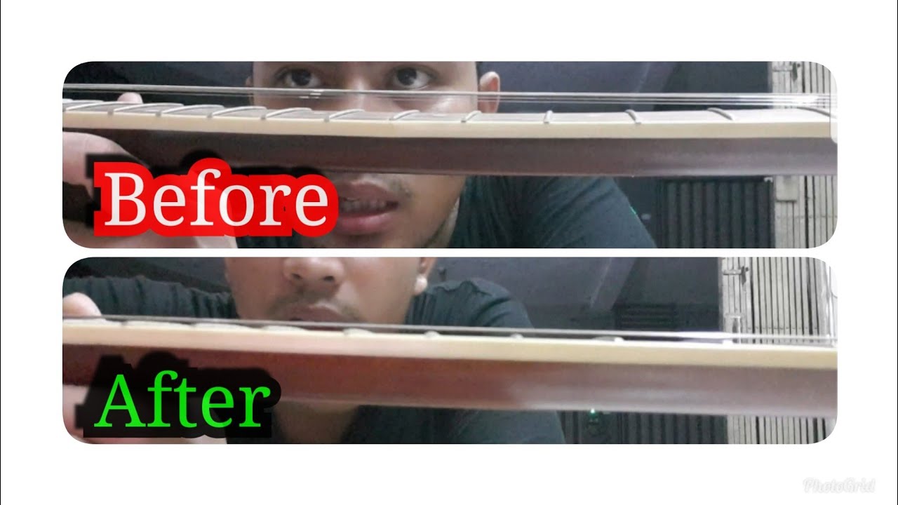 Cara Meluruskan Neck Gitar Sangat Mudah - YouTube