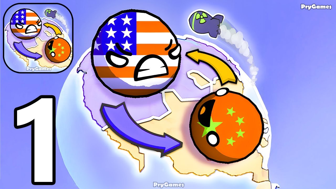 Country Balls: World Battle - Gameplay Walkthrough Part 1 Country Balls ...