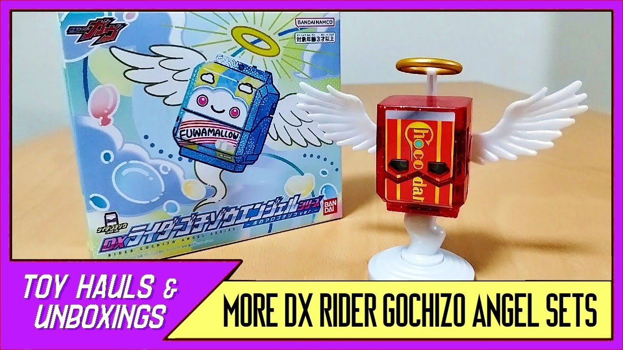 DX RIDER GOCHIZO ANGEL SET CHOCODAN & FUWAMALLOW! Kamen Rider Gavv Toy ...