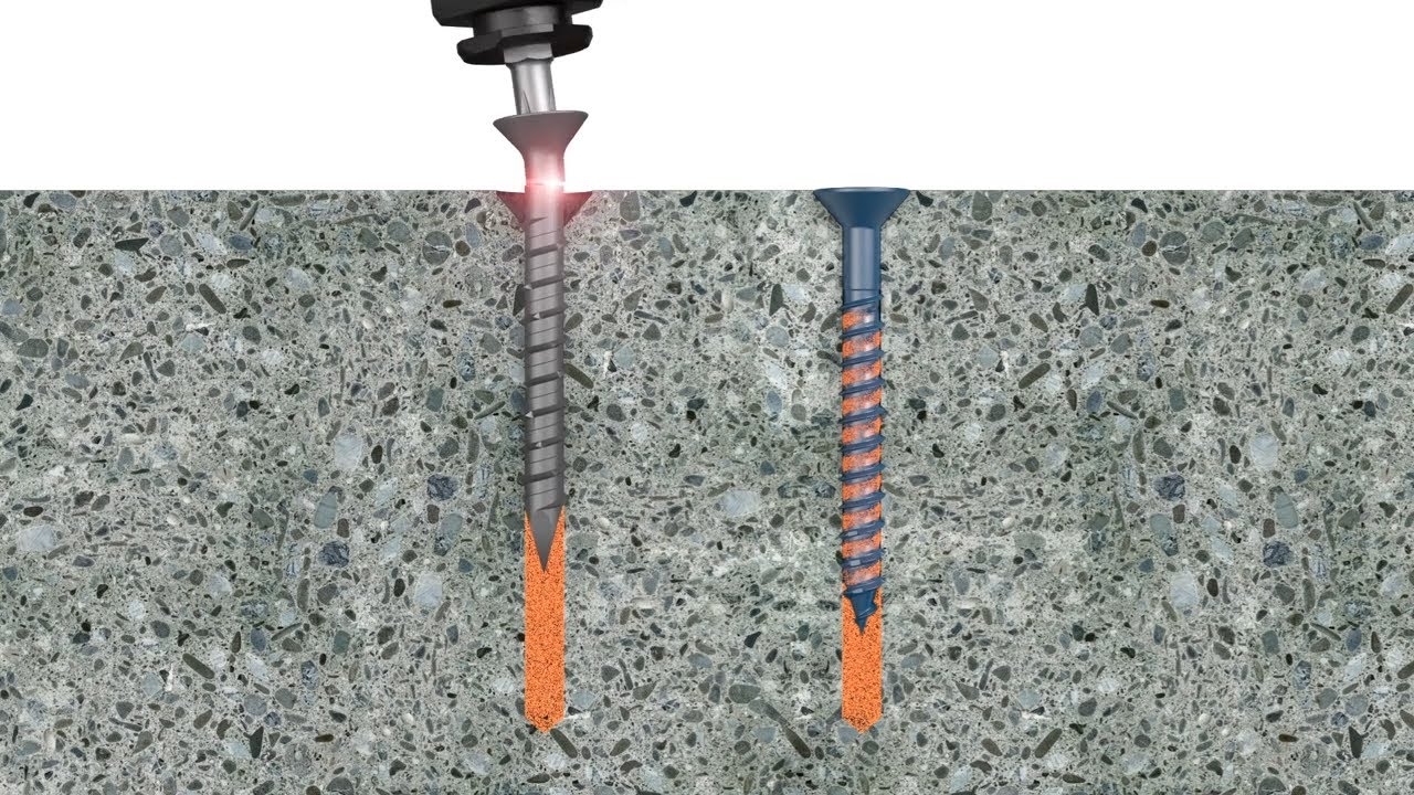 Titen Turbo™ Concrete and Masonry Screw Anchor - YouTube