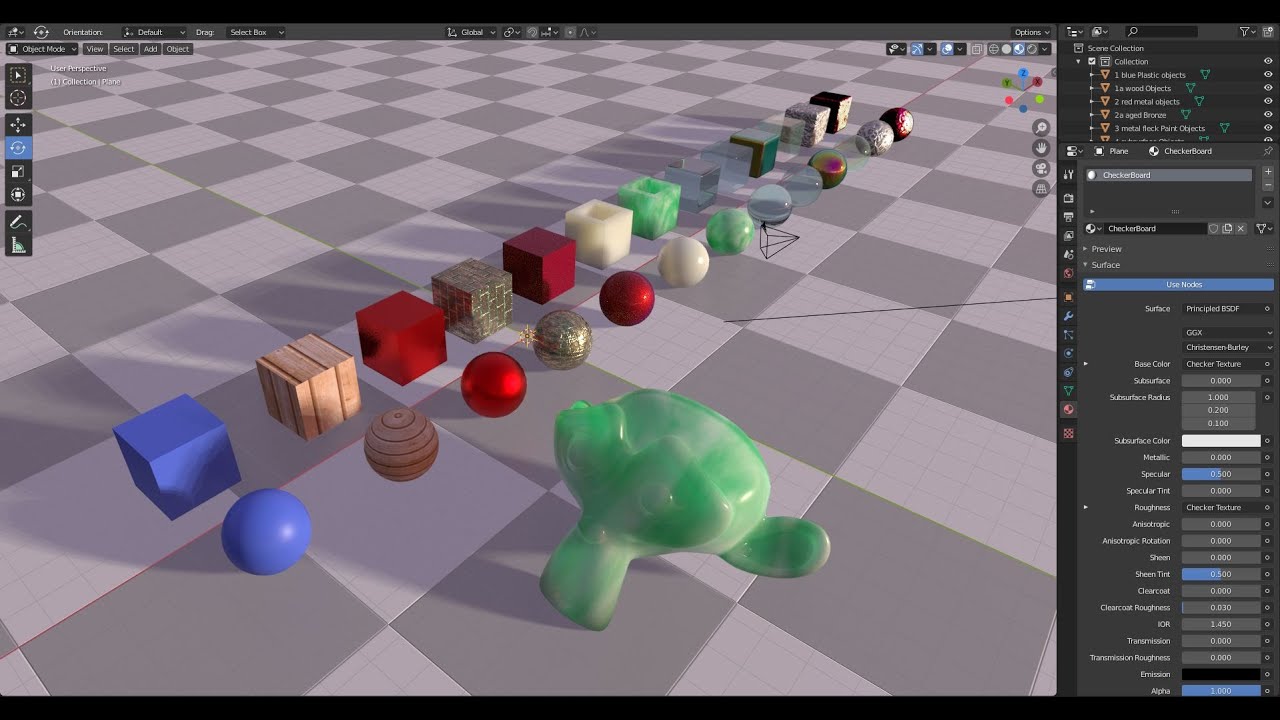 Blender 2.82 : Building procedural materials using nodes - YouTube