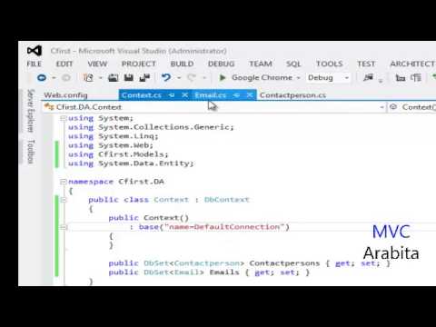 شرح و تعليم 4 MVC - شرح Code First - الجزء الثانى - YouTube