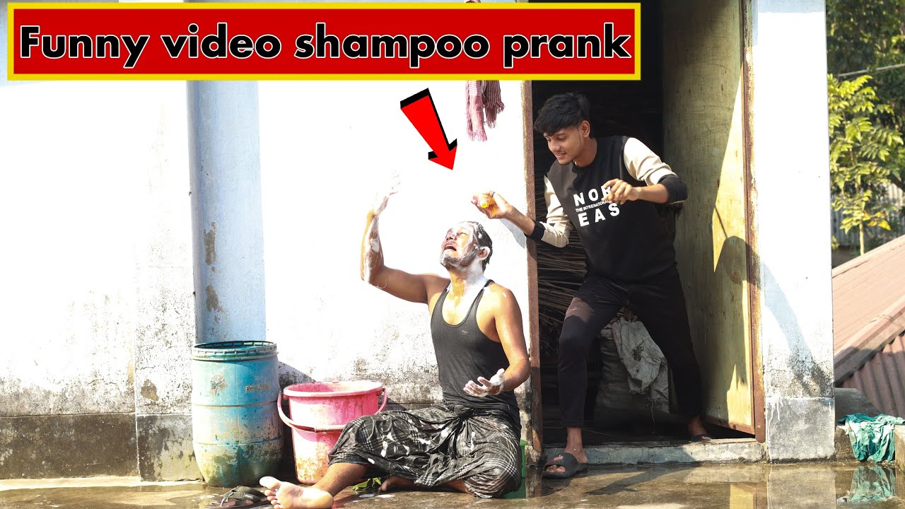 MOST FUNNY VIDEOS SHAMPOO PRANK #Its Prank - YouTube