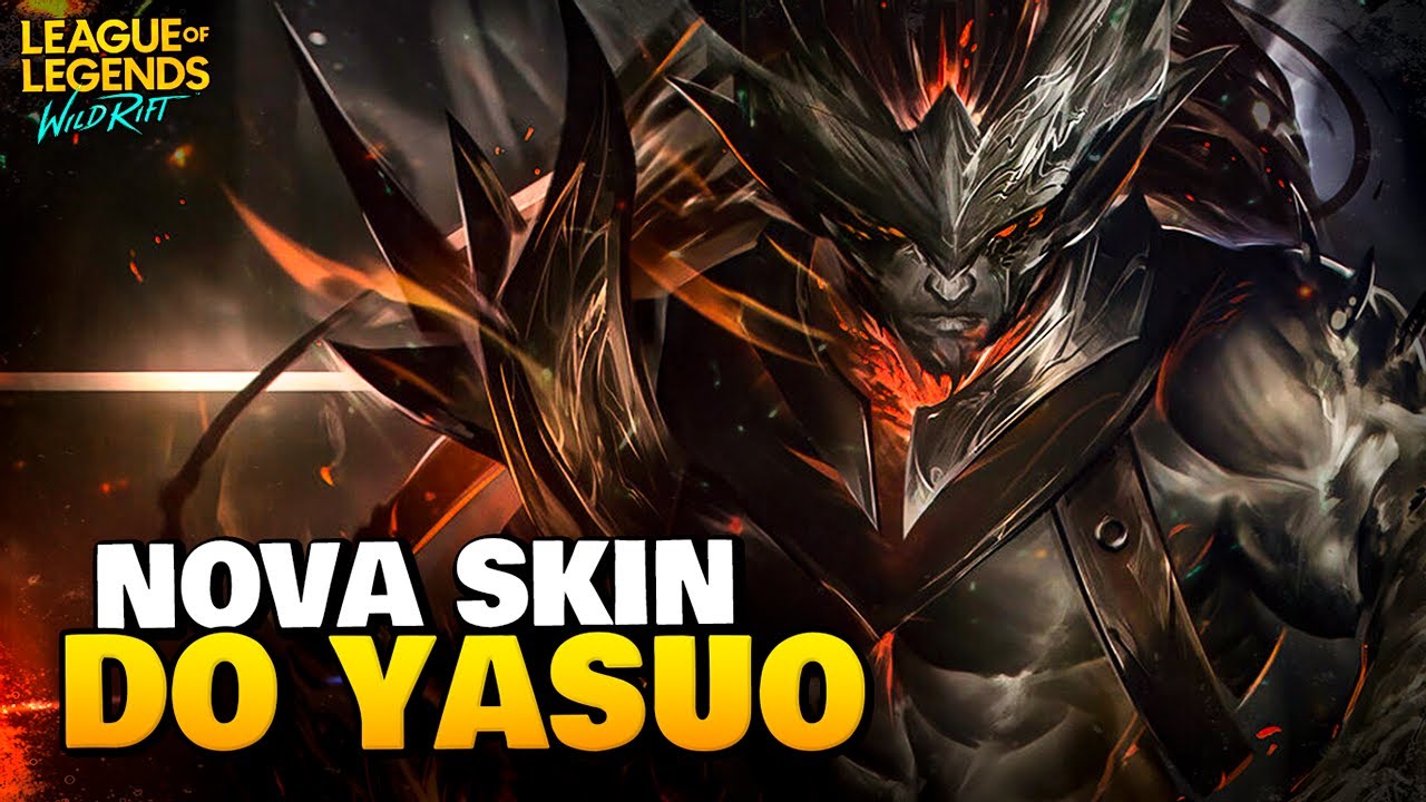 TESTEI A NOVA SKIN DO YASUO | LoL Wild Rift - YouTube