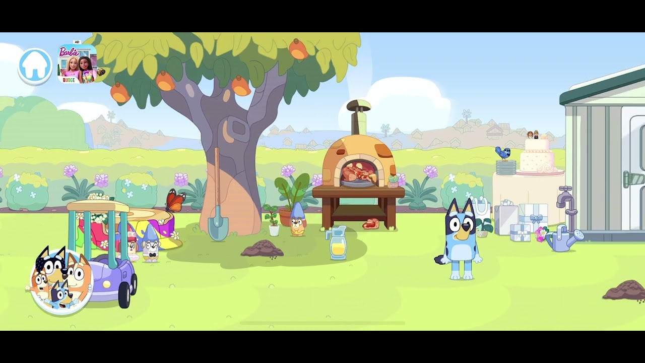 Bluey and Bingo in the backyard for kids #animation #kidsgame #kids ...
