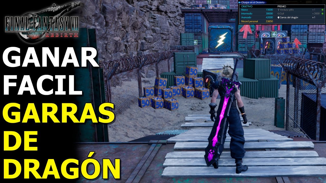 Cómo Conseguir las Garras de Dragon de Tifa FACIL en Choque en el ...