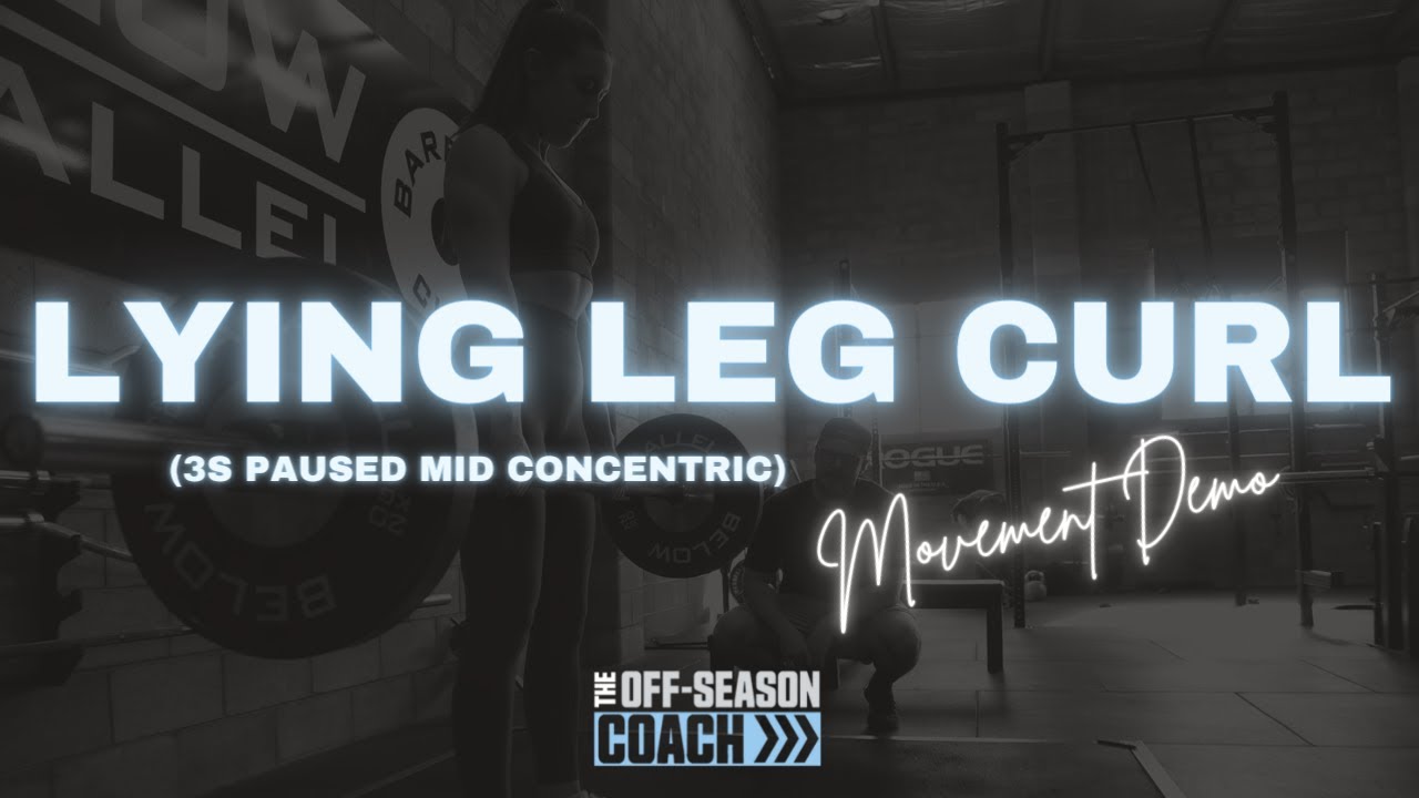 Lying Leg Curl (3s Pause Mid Concentric) - YouTube