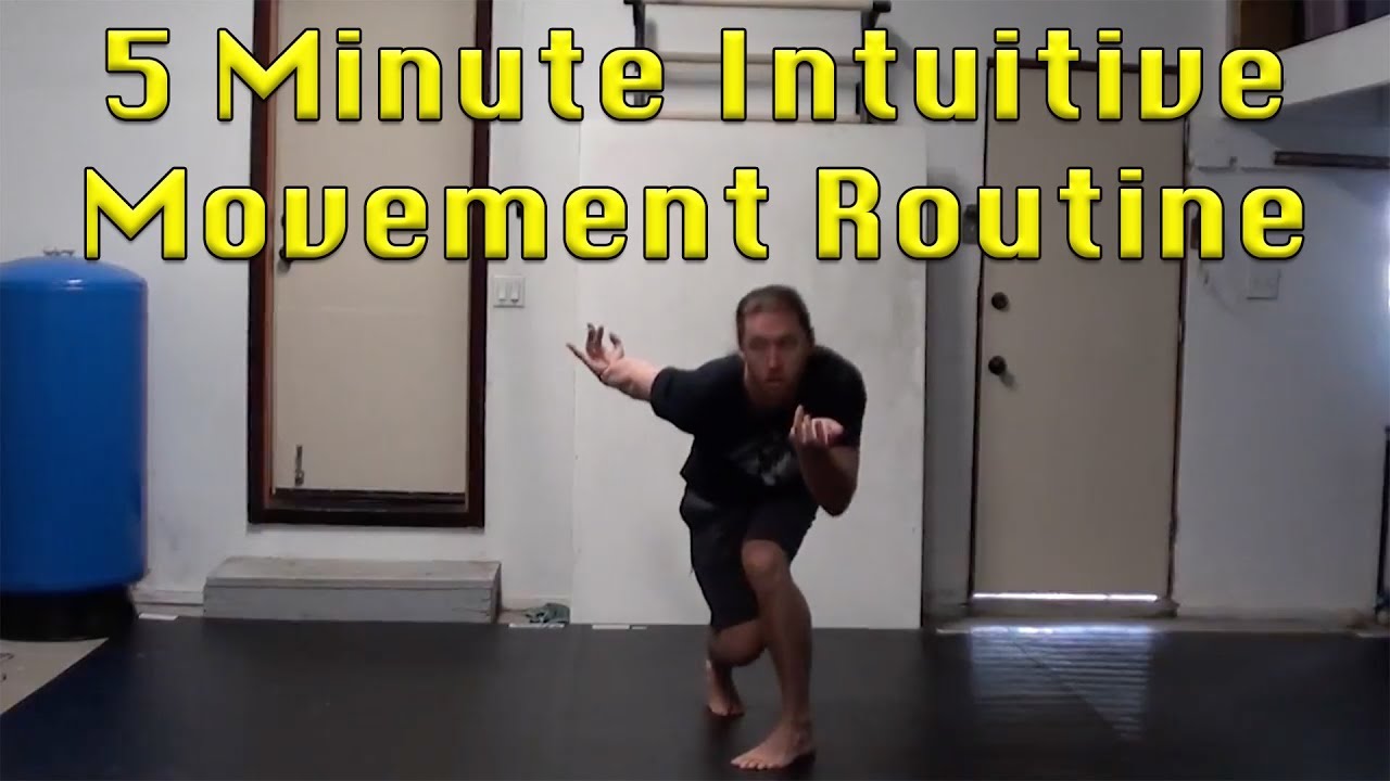 5 Minute Intuitive Movement Routine - YouTube