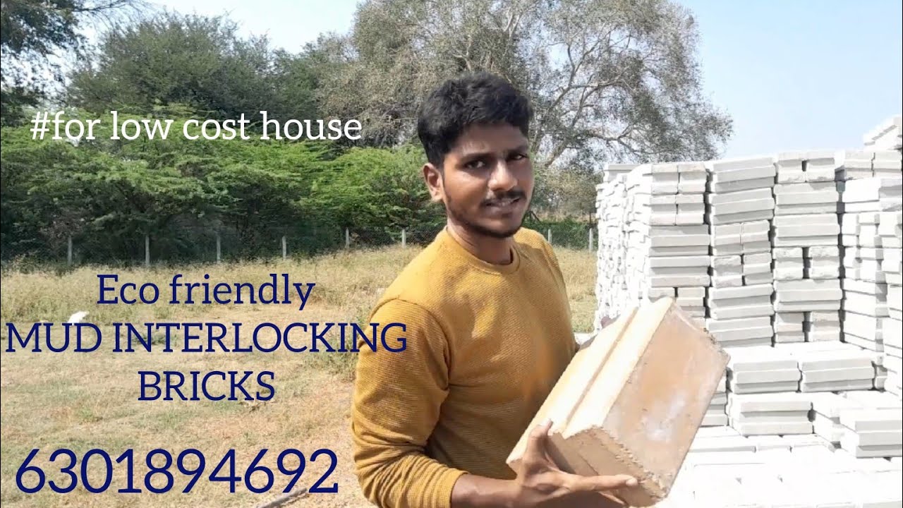 mud interlocking bricks available at Bellampalli Eco friendly bricks ...