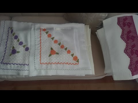 El Emeği Göz Nuru! Çeyizlik İçin Muhteşem Nakış Modelleri! 🎀  #çeyizimhazır #nakışdesenleri