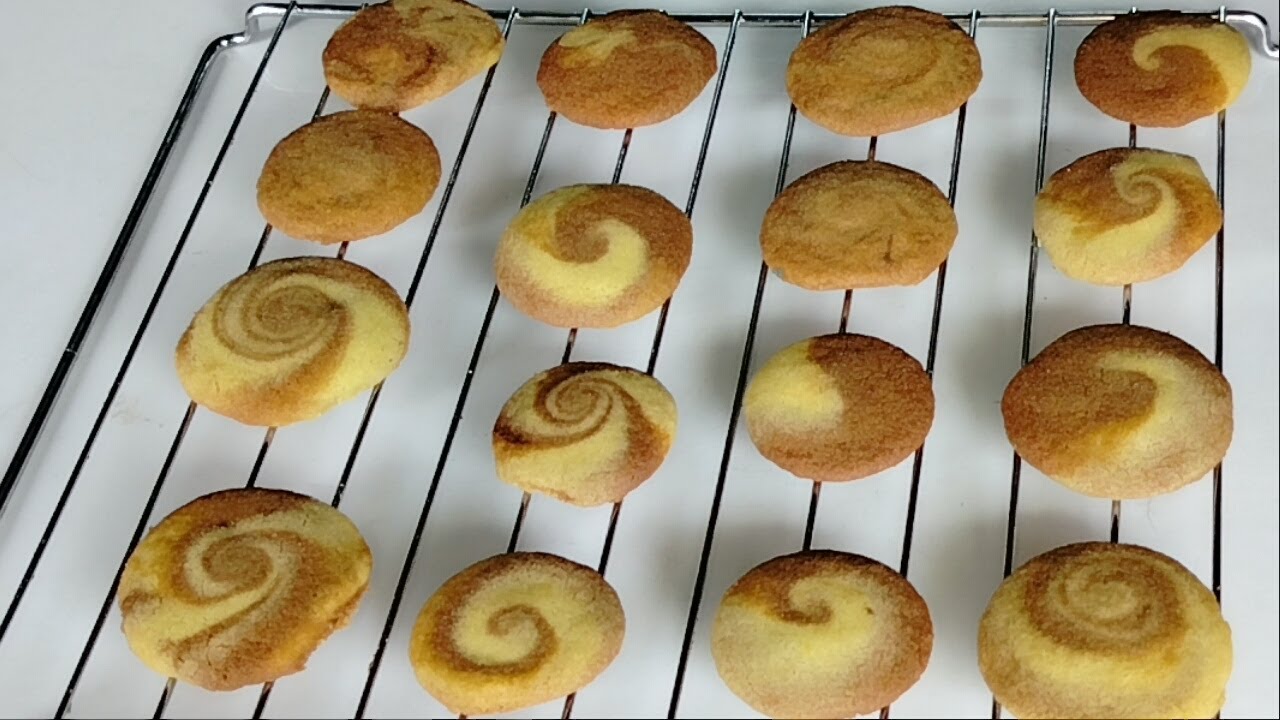 ভ্যানিলা -চকলেট বিস্কুট //মারবেল বিস্কুট //Marble biscuits // - YouTube