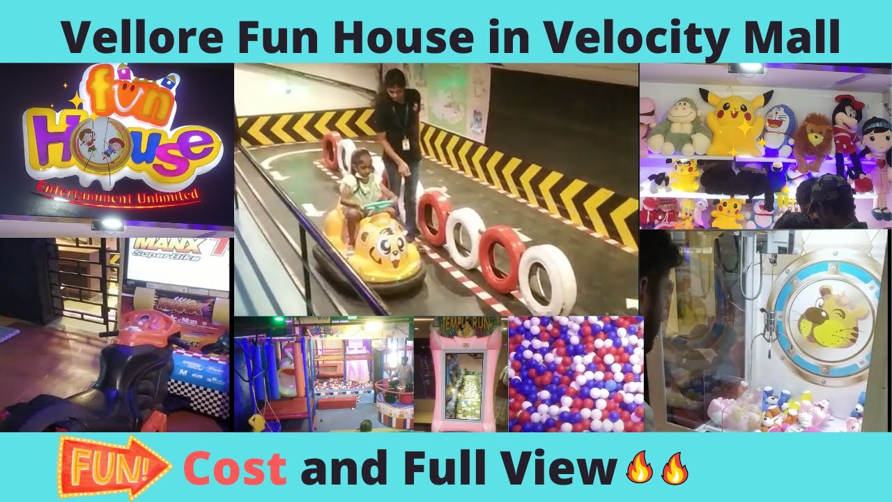 Fun House Vellore Full View | PVR Velocity Mall | Fun House Cost # ...