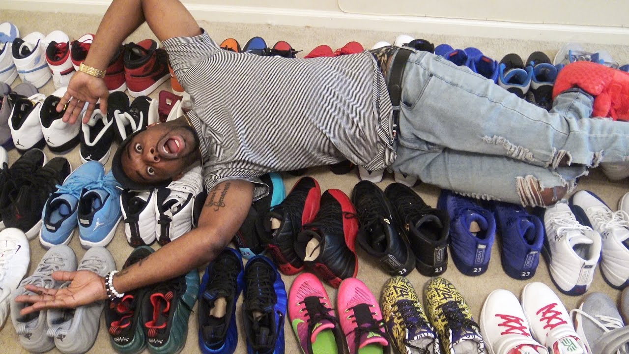 MY ENTIRE UPDATED SNEAKER COLLECTION! 70+ SHOES! HEAT! JORDANS LEBRONS ...