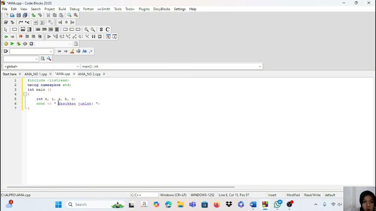 program menampilkan deret fibonacci_altera maura aidyla_08011282429034 #TGSALPRO25B - YouTube
