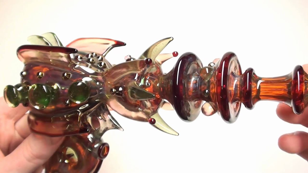 Glass Ray Gun Pipe KravinGlass sp230 - YouTube