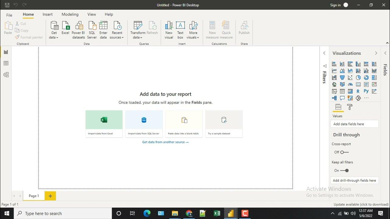 How to Import and Combine Multiple CSV Txt Excel File in Power BI - YouTube