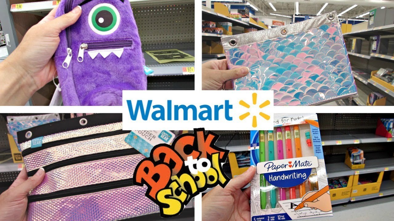 BACK TO SCHOOL SHOPPING *WALMART 2019* - YouTube