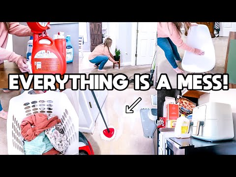 POST VACAY CLEANING | CLEAN WITH ME | MONDAY CLEANING MOTIVATION - MANDY FLORES