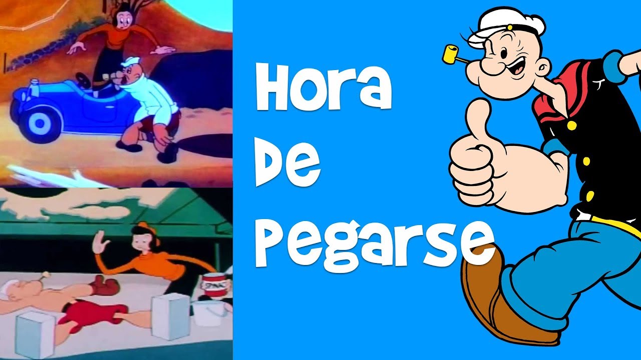 POPEYE EL MARINO: Hora de pegarse en Español Latino | Dibujos Animados ...