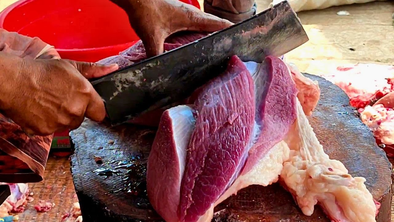 Extreme Butchery Skills Put to the Test 🍖 - YouTube