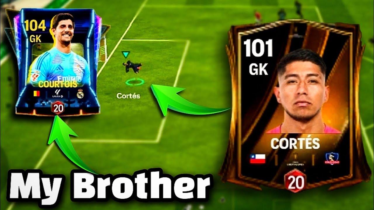 GK CORTÉS = COURTOIS'S BROTHER 😂 || FC MOBILE GAMEPLAY - YouTube