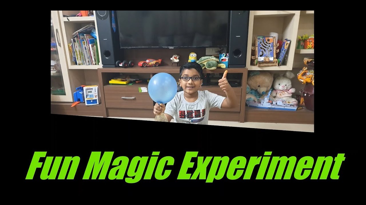Science Fun Magic Experiment for Kids - DIY - YouTube