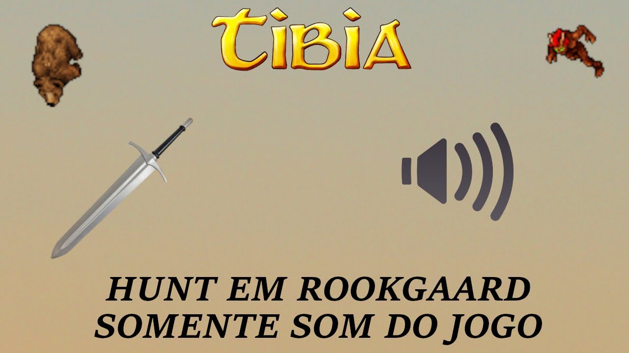 🌲 Caçando em Rookgaard com Som Ambiente | Gameplay Relaxante de Tibia ...