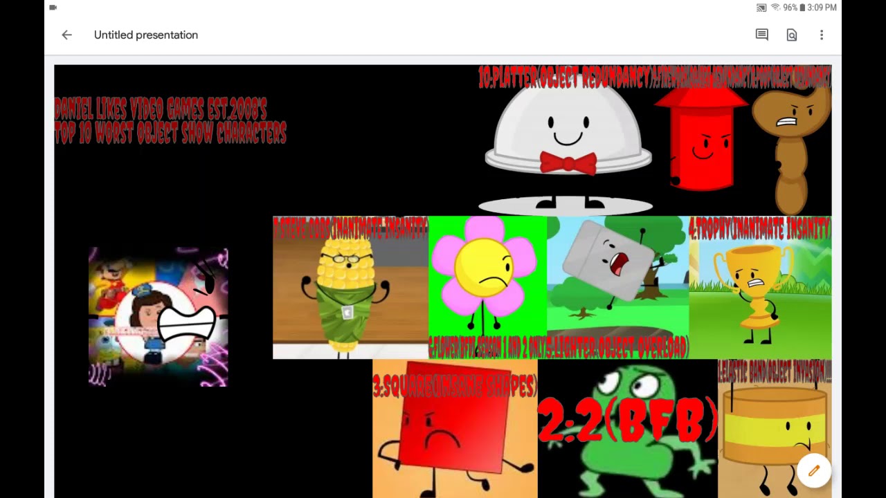 Daniel likes video games est.2008's Top 10 worst object characters ...