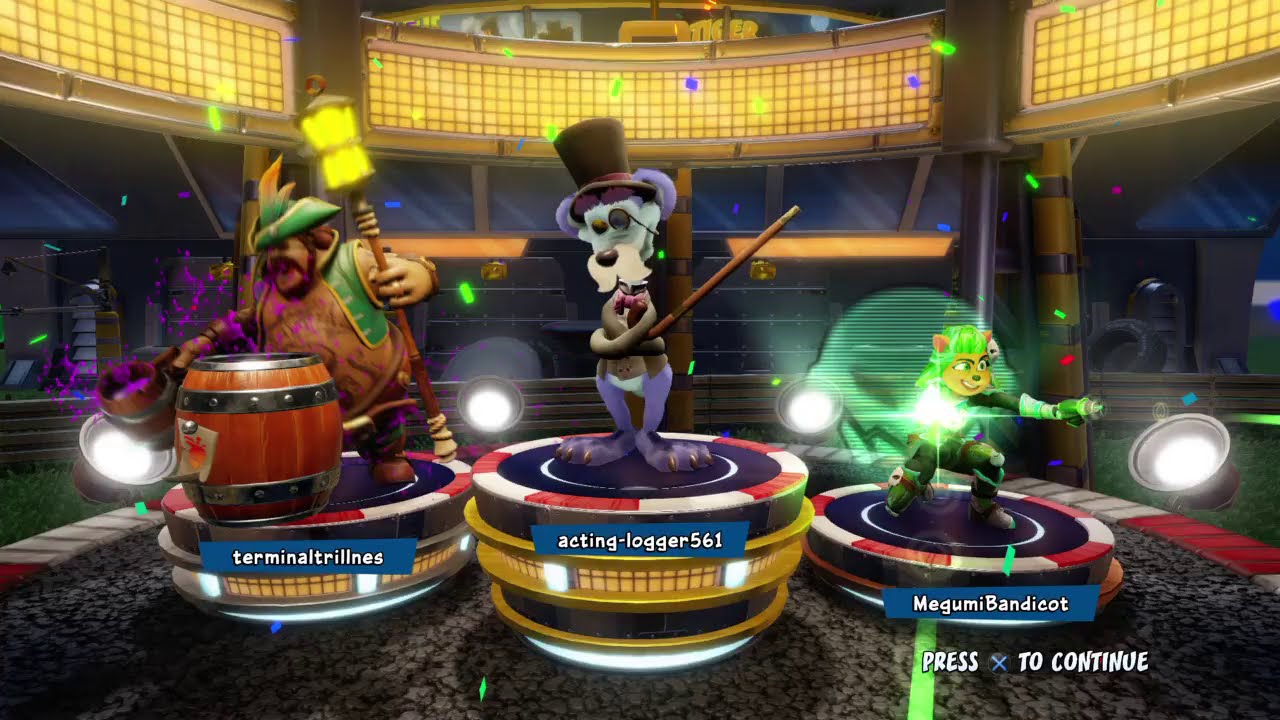 Gentleman Ripper Roo, Pirate Papu and Buccaneer Ami Bandicoot Winning ...