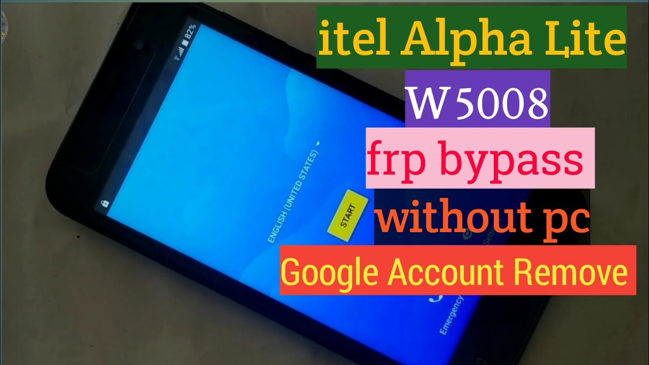 itel alpha lite frp bypass | itel w5008 google account Lock Remove ...
