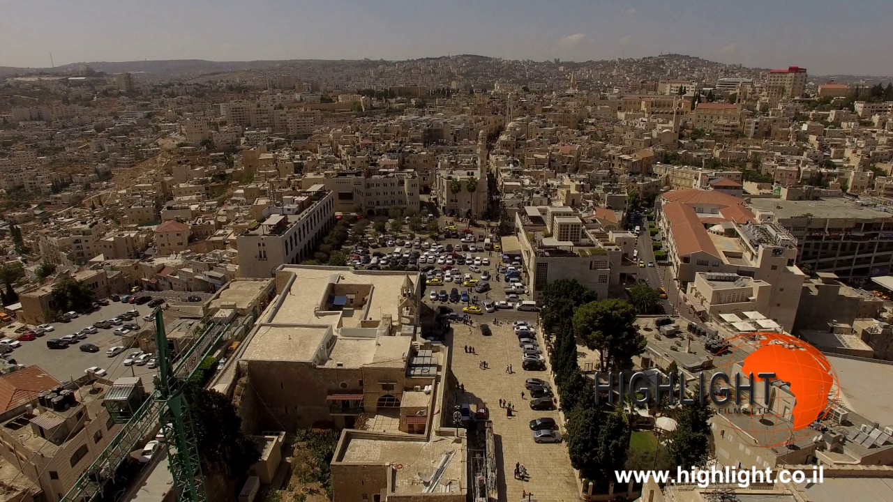 DB4K 013 - Stock footage store: 4K aerial view of Manger Square in ...