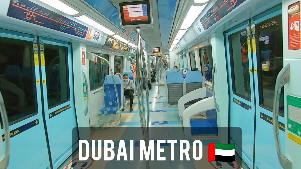 Dubai Metro Rapid Transit Rail RTA Emirates - YouTube