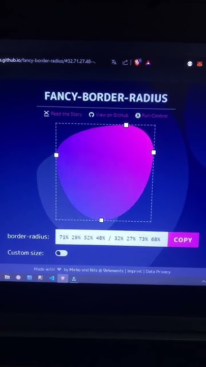 Esta herramienta te ayudará a generar border radius para tu aplicación web #programming #css # ...