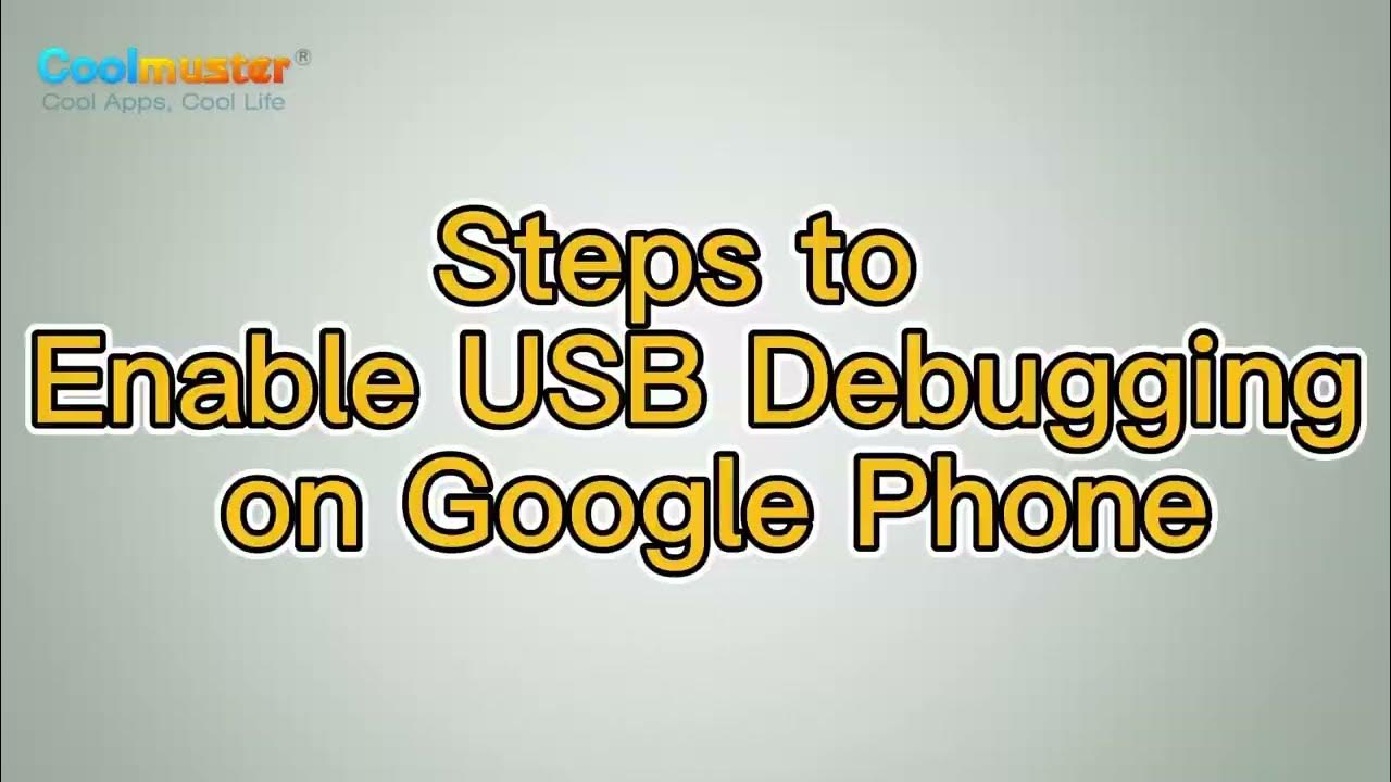 How to Enable USB Debugging on Google Pixel? [Step-by-Step Guide] - YouTube