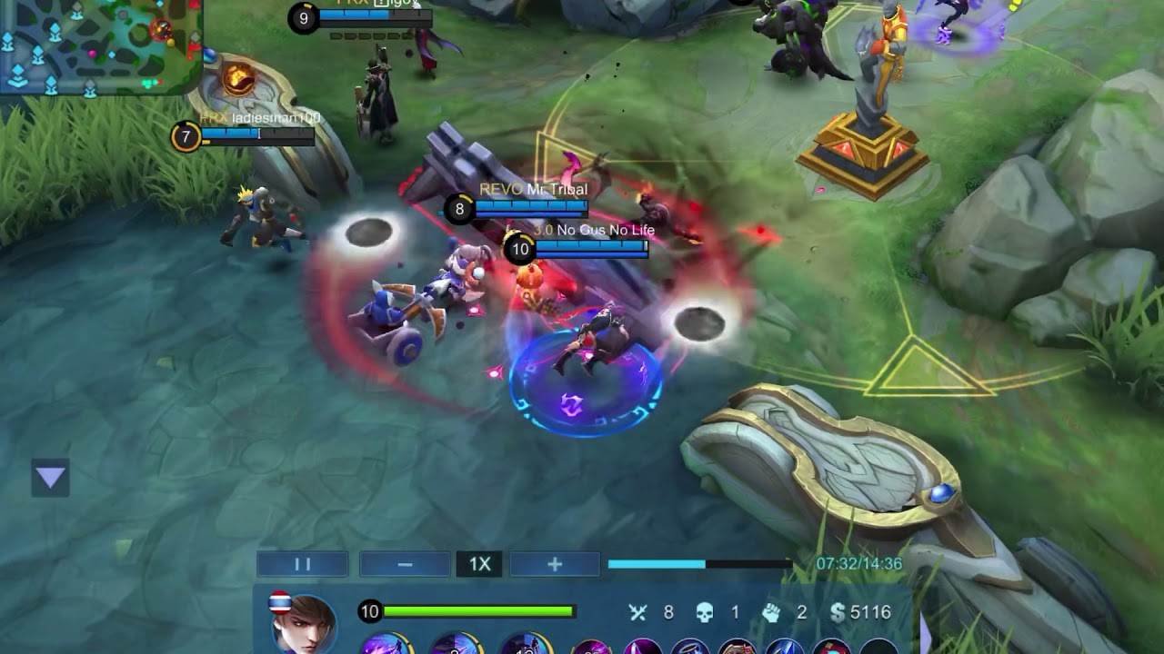 High Elo Gusion Mythical Glory - YouTube